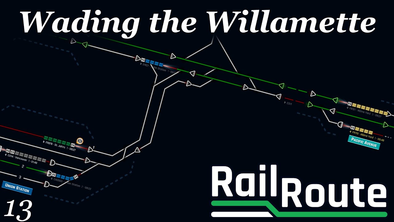 Rail Route - "Dev" Commentary - 13 - Wading the Willamette - YouTube