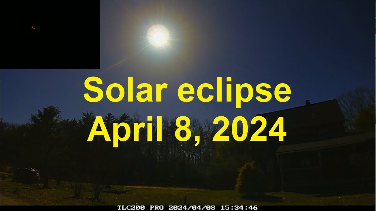 Solar Eclipse April 8 2024 - YouTube