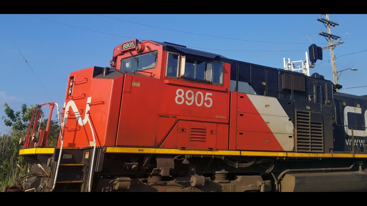 CN 8905 on train 397 - YouTube