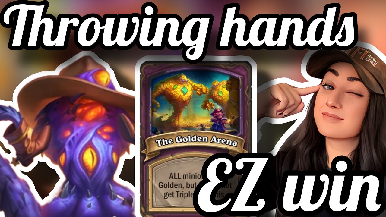 Throwing Hands in Hearthstone Battlegrounds Golden Arena! - YouTube