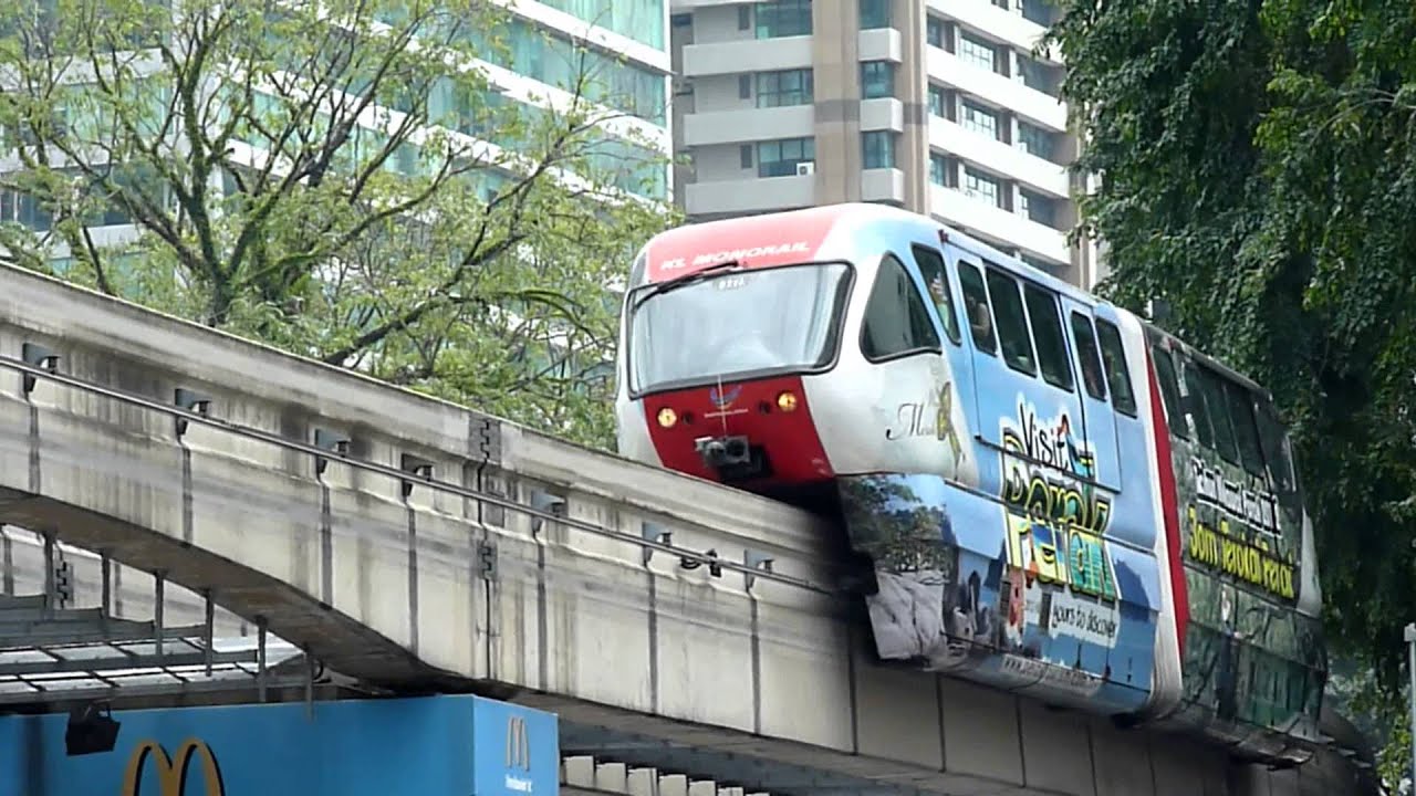 Mini footage - Monorail in KL (Kuala Lumpur, Malaysia) - YouTube