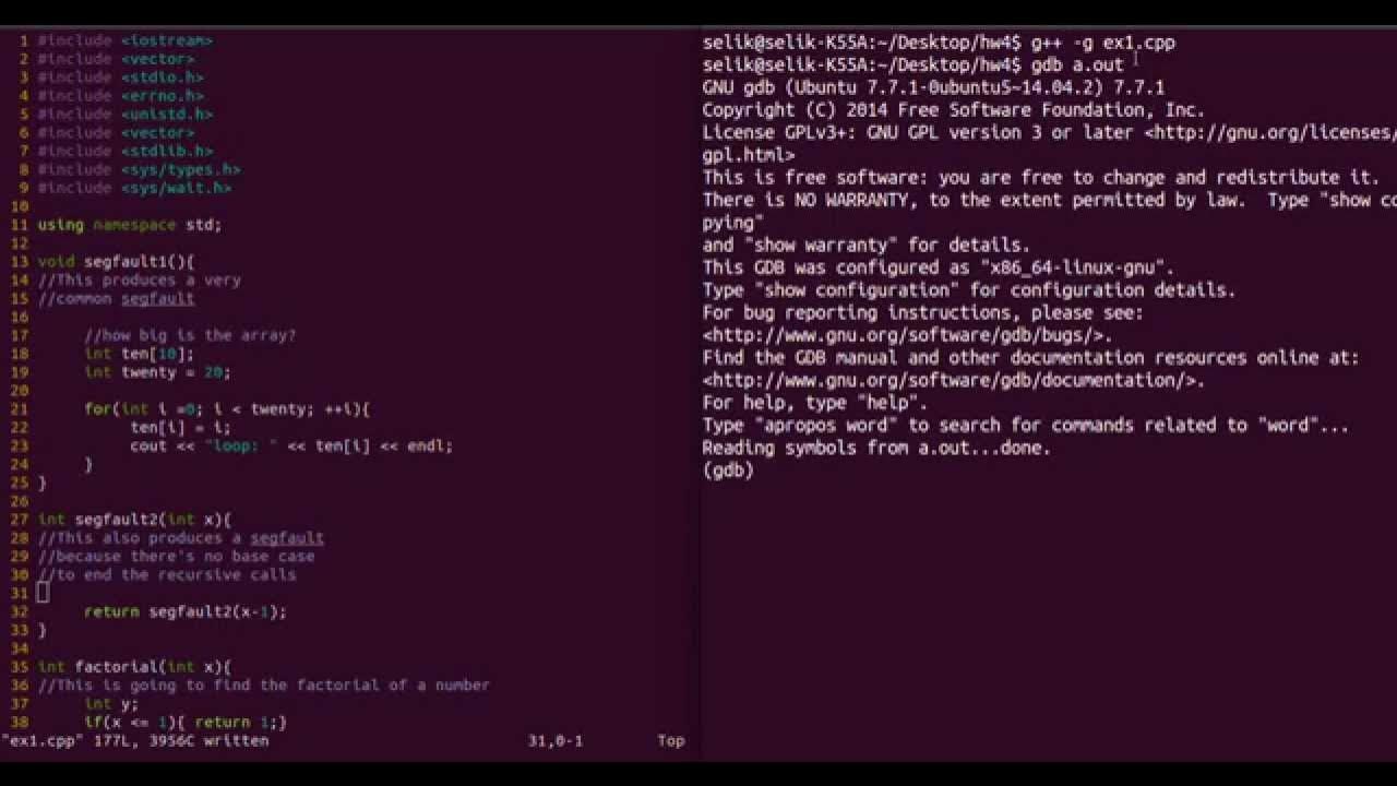 gdb video tutorial - YouTube