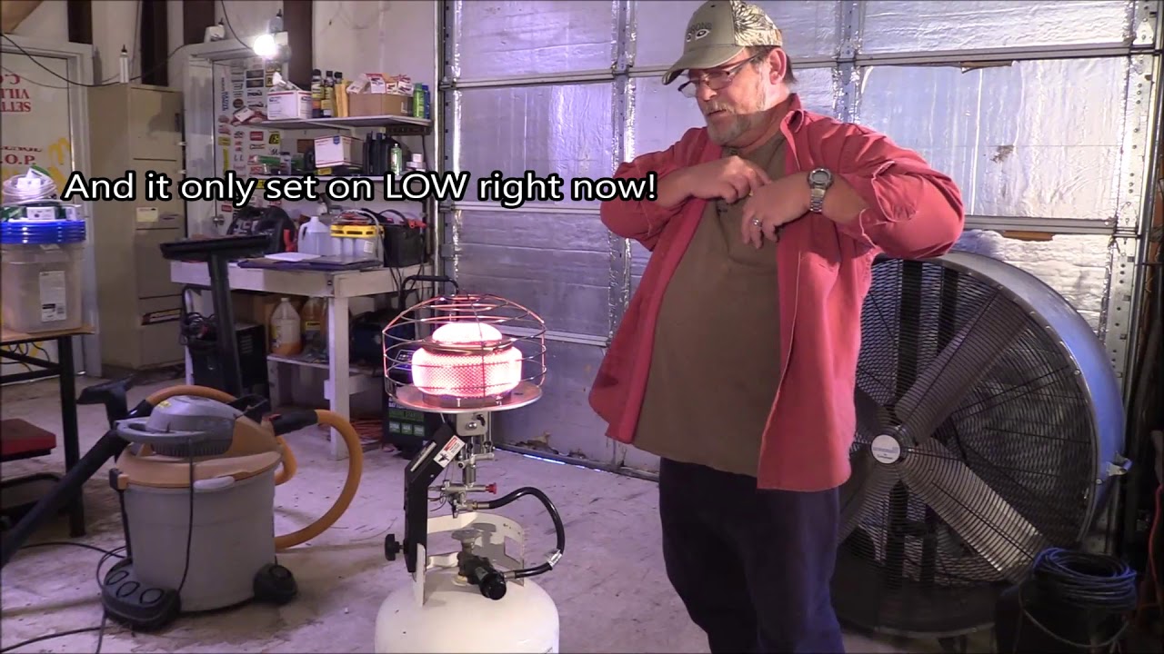 Unboxing and setting up a Mr Heater MH540T in the barn - YouTube