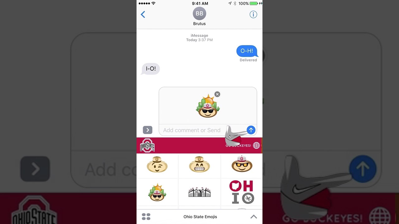 HOW TO USE YOURMOJI OHIO STATE KEYBOARD - YouTube