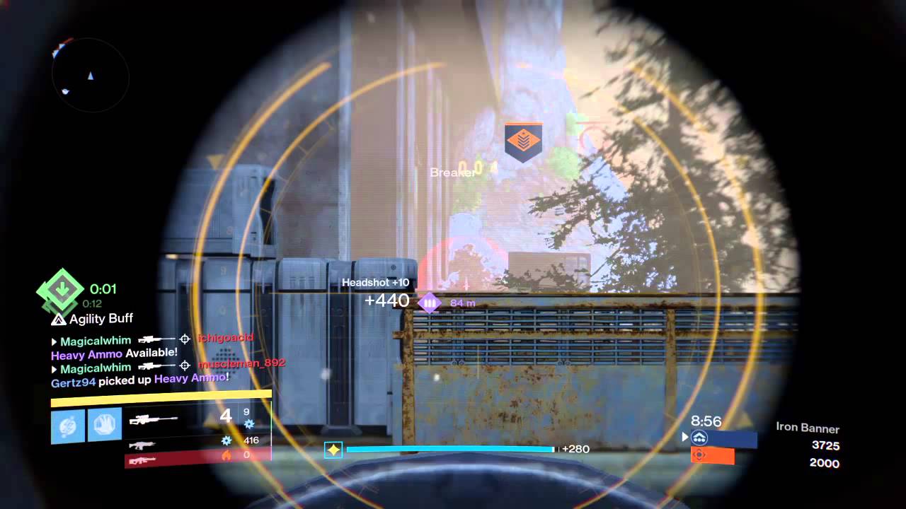 Destiny Crucible 5 Kill Sniper Headshots - YouTube