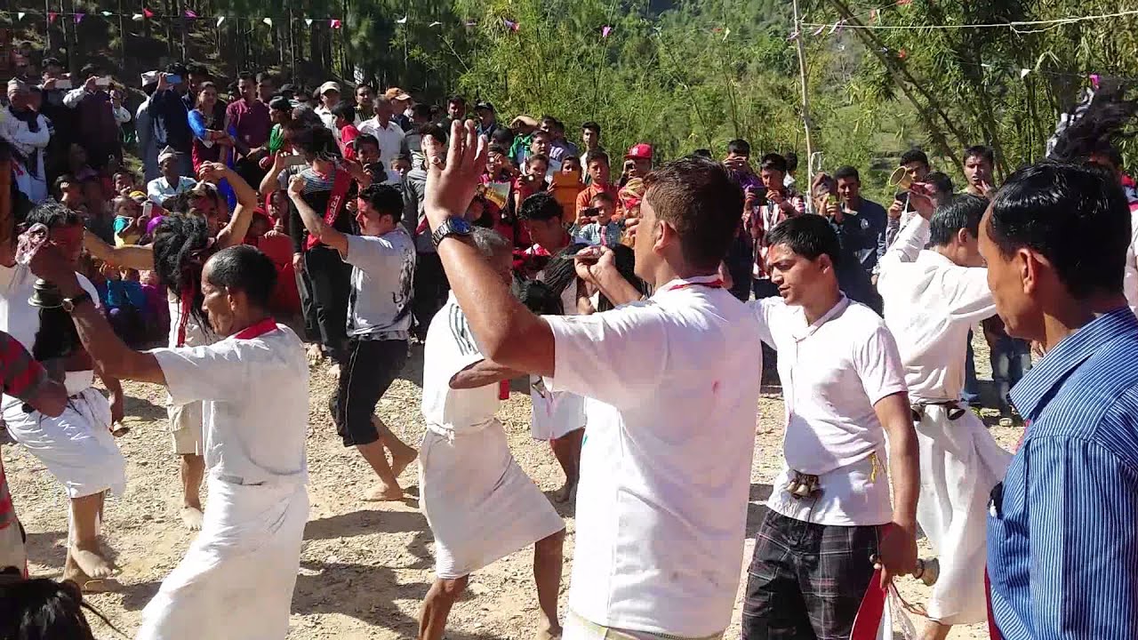 dewali pooja dhami dance - YouTube