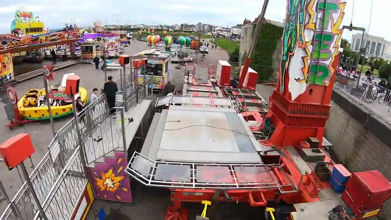 DAVID TAYLOR BOOSTER MAXX (onride) at Morecambe Funland 5/6/2022 - YouTube