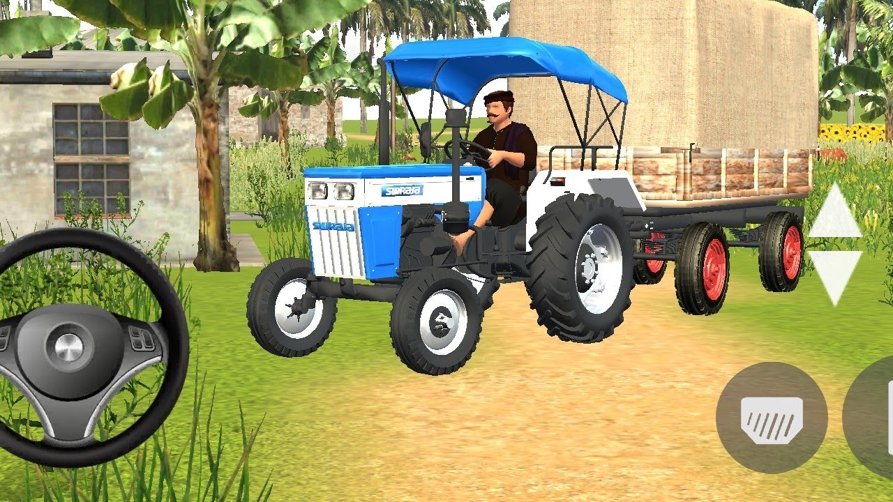 Mahindra Full Speed Gameplay Farming 🌾 Simulator 3d White ghoda 🐎 Power ...