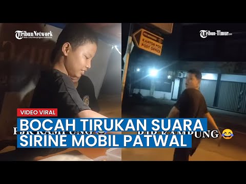 Viral, Video Bocah SMP Asal Bekasi Tirukan Suara Sirine Mobil Patwal Polisi, Ini Ceritanya