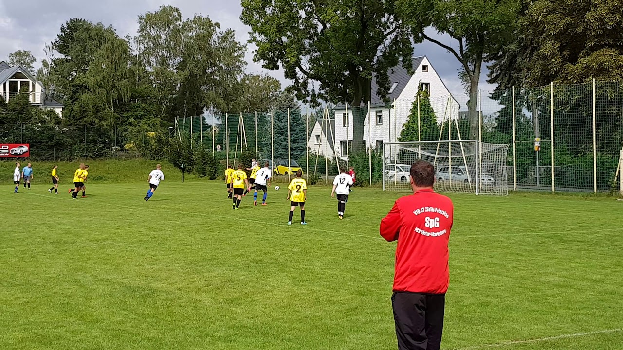 Testspiel B-Junioren SG Adelsberg - FSV Motor Marienberg Freistoß Tim ...