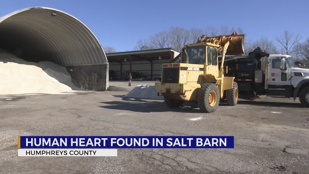 Human heart found in TDOT salt pile in Humphreys County - YouTube