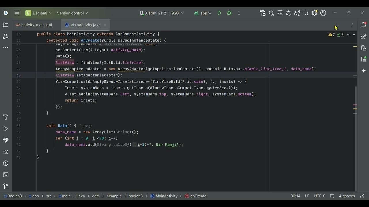 Anggit Nir Panji Premono (6) || Listview & Custom Listview - YouTube