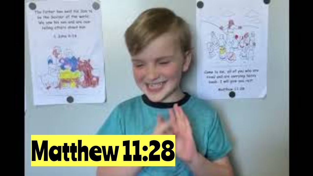 Memory Verse || Matthew 11:28 - YouTube