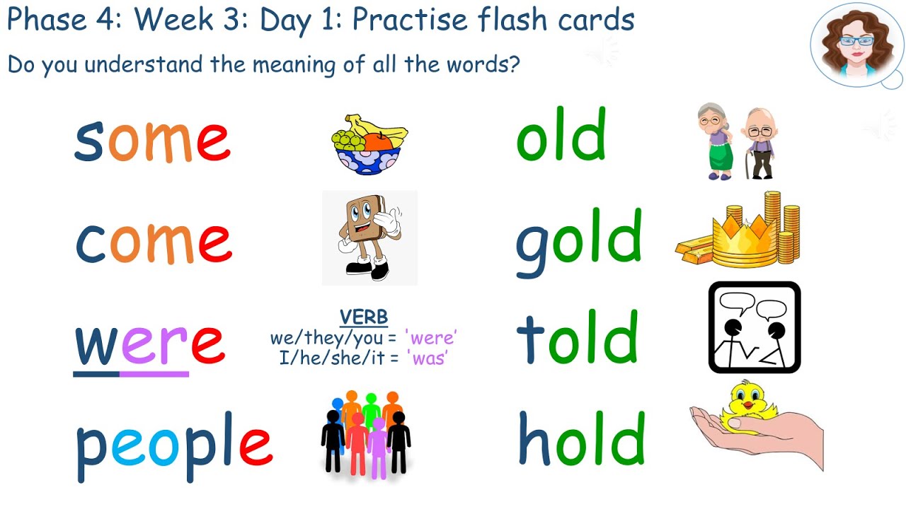 Phase 4 Week 3 - HFW & Tricky words - YouTube