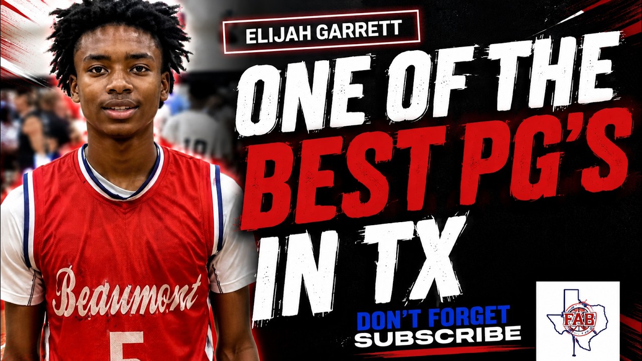 ELIJAH GARRETT IS SUPER ATHLETIC & EXPLOSIVE | This 2026 (TX) Guard is ...