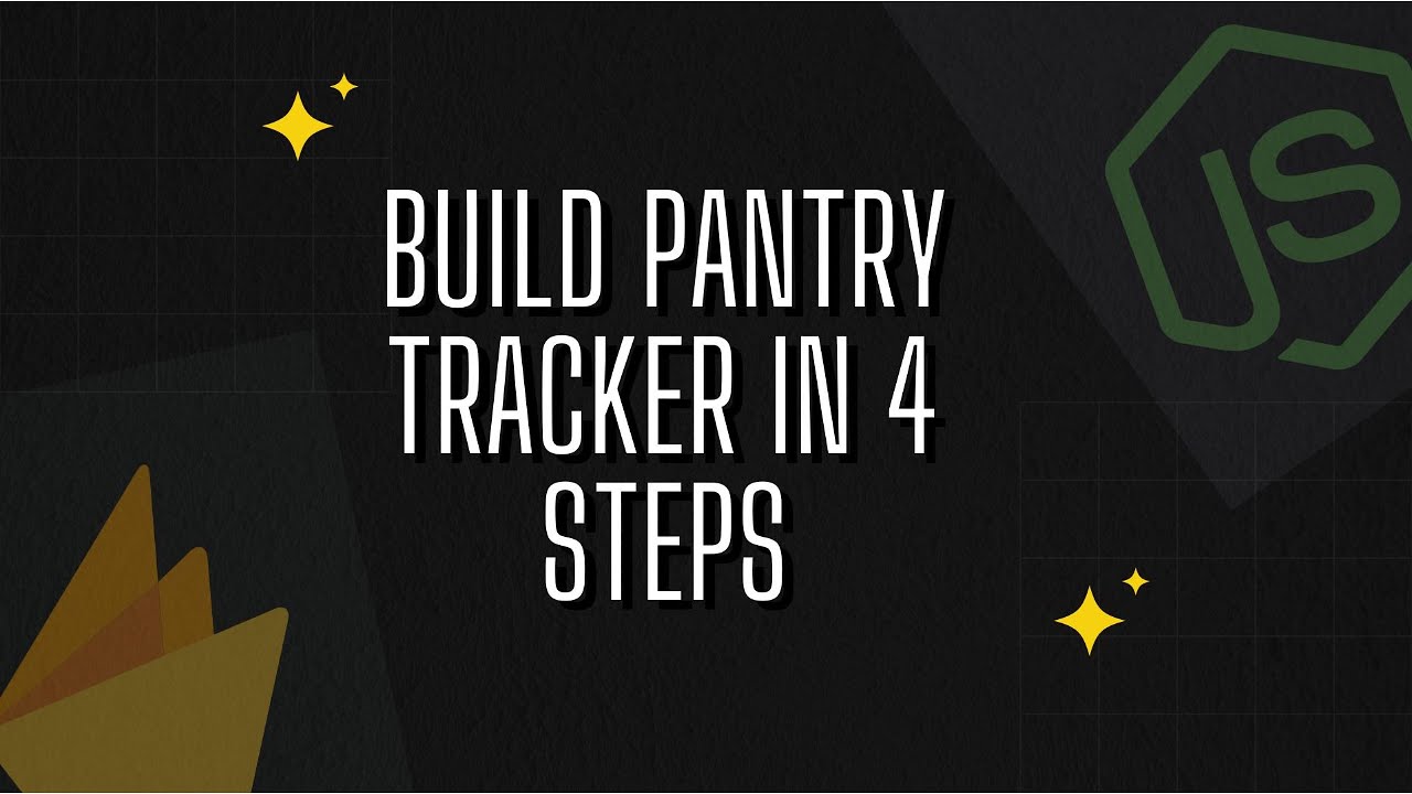 Create Pantry Tracker Project with NEXTJS - YouTube