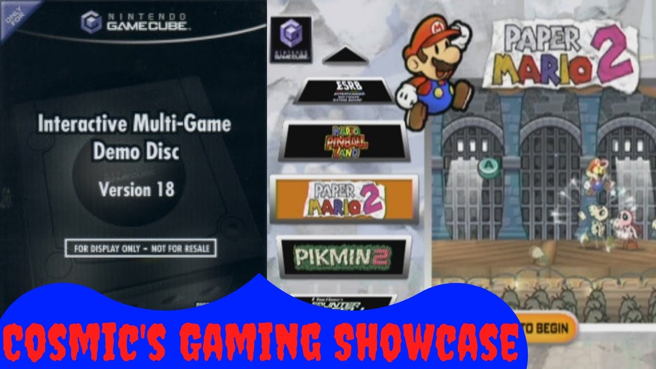 [OLD] Gamecube Demo Disc 18 Beta Content! - YouTube