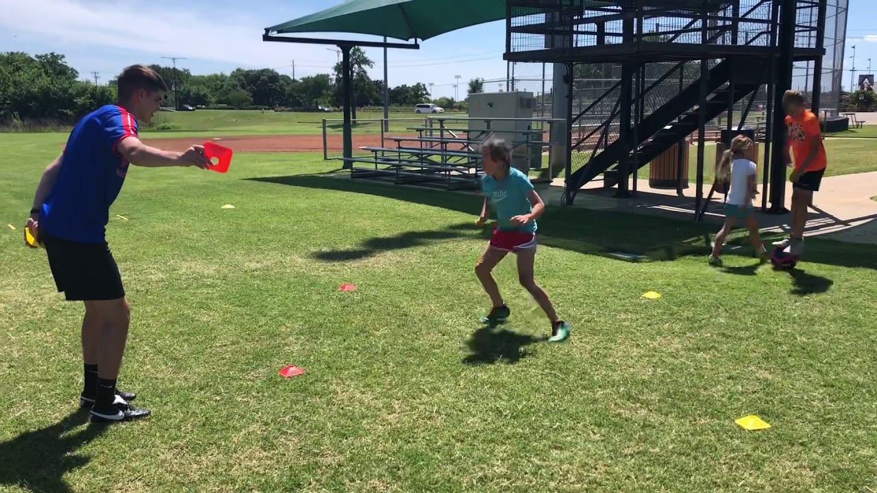 Quick Reaction Game with Colored Cones - YouTube