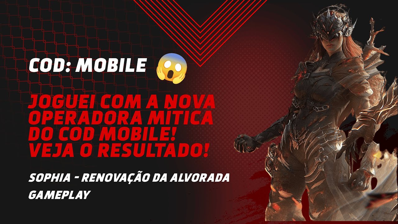 COD: MOBILE - JOGANDO PELA PRIMEIRA VEZ COM A SOPHIA - YouTube