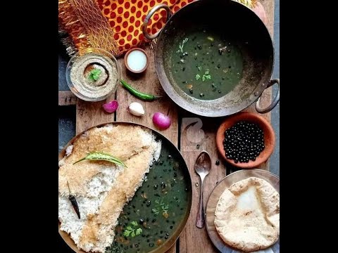 BHATT KI CHURKANI RECIPE- TRADITIONAL KUMAONI {black beans dal} - YouTube