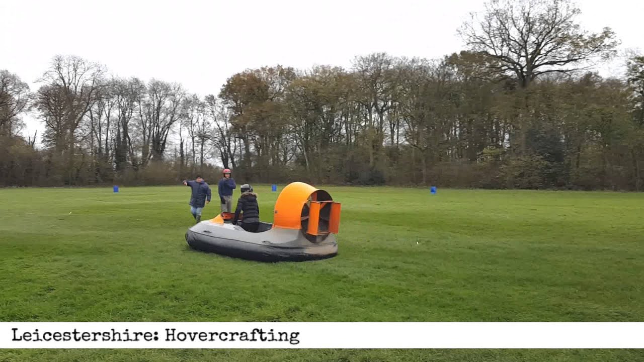 Leicestershire: Hovercrafting Experience (60 second product review) - YouTube