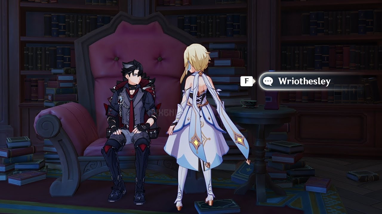 ALL Wriothesley Imaginarium Theater Lobby Voice Lines - YouTube