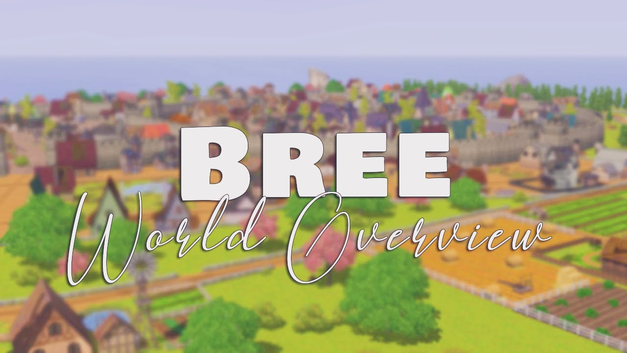 BREE (MEDIEVAL VILLAGE ) //THE SIMS 3 WORLD OVERVIEW - YouTube