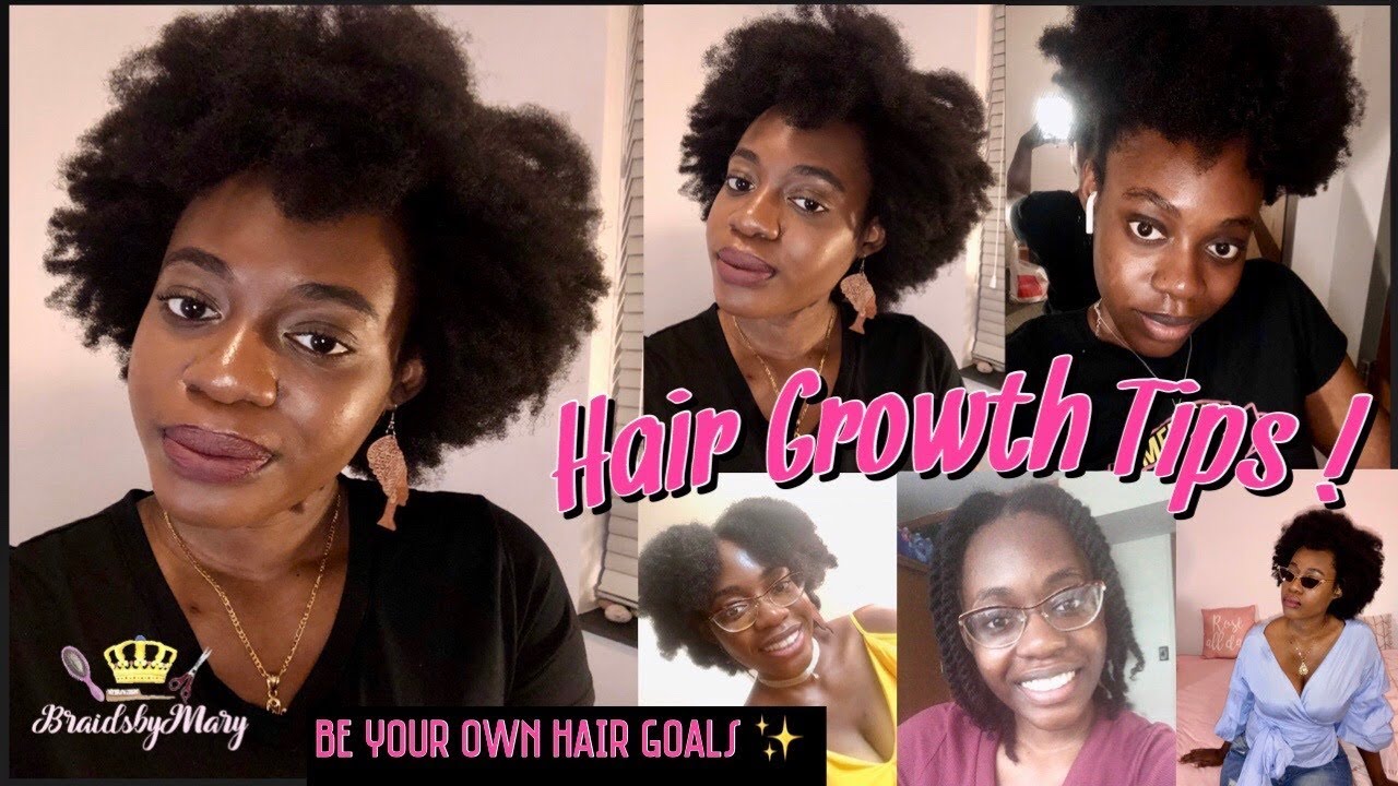 BEST TIPS FOR GROWING NATURAL HAIR ! | Be Your Own Hair Goals 🦋 - YouTube