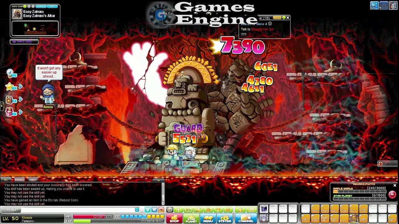 Maple Story: Solo zakum boss, Kinesis lvl 50. - YouTube