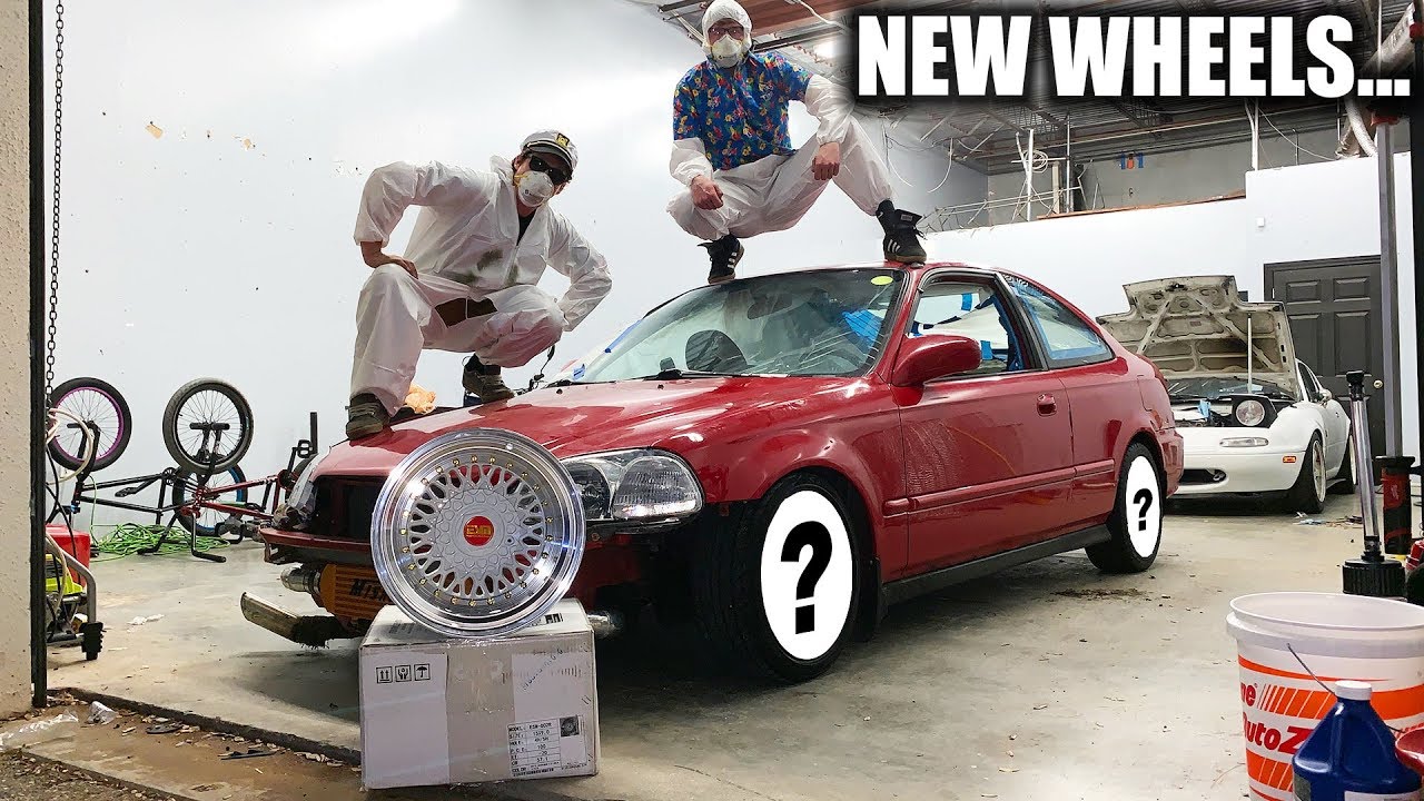RICER CIVIC GETS STANCE BOI WHEELS! - YouTube