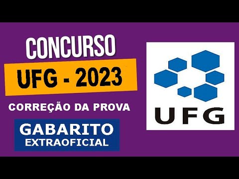 UFG GO 2023 - Gabarito Extraoficial - Correção da Prova - Universidade ...
