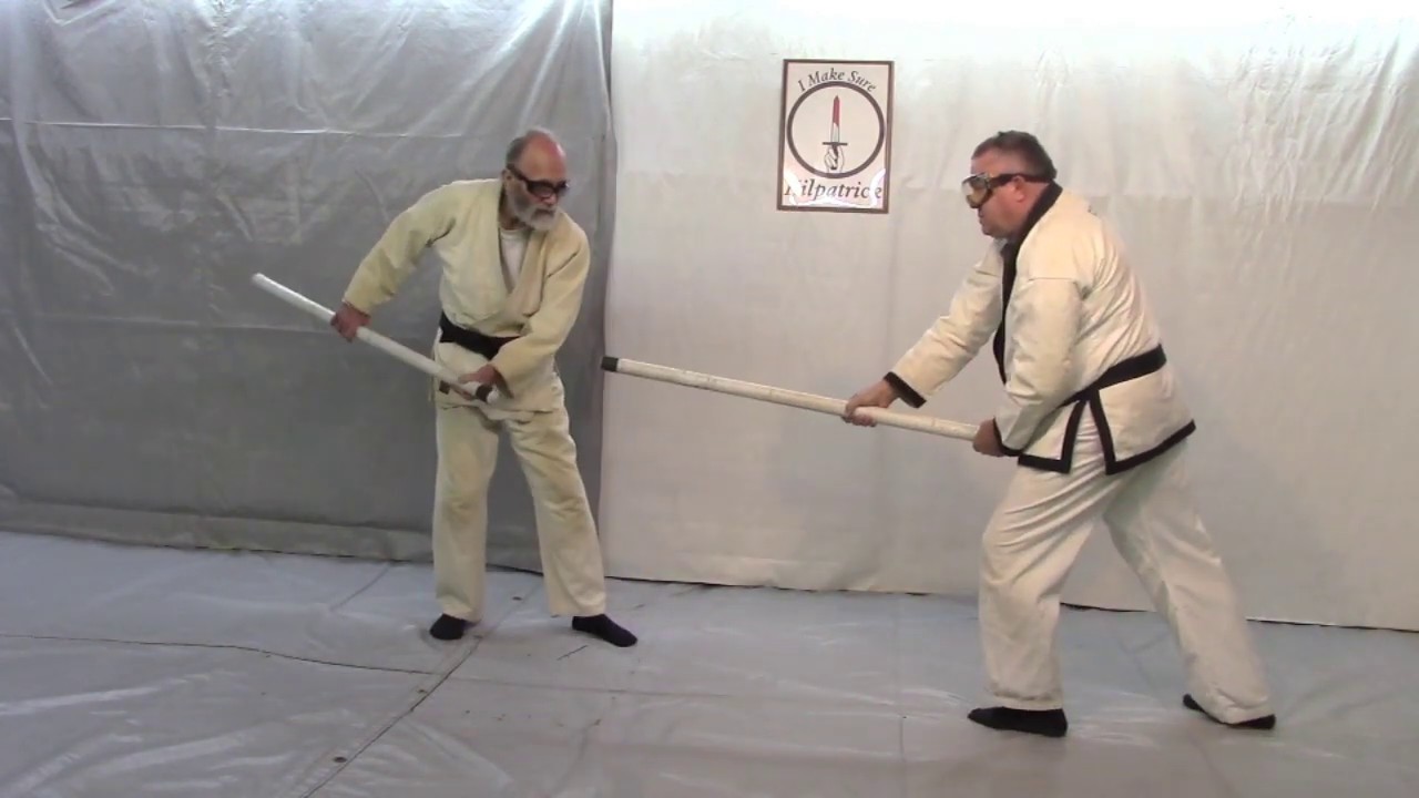 Aikido: Count 7 - 10 of Short Jo Kata - YouTube
