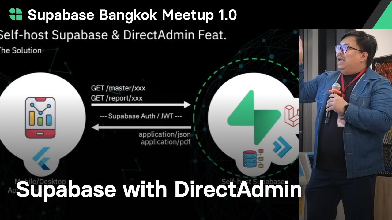 Self-host Supabase & DirectAdmin by Pornpat Paethong - YouTube