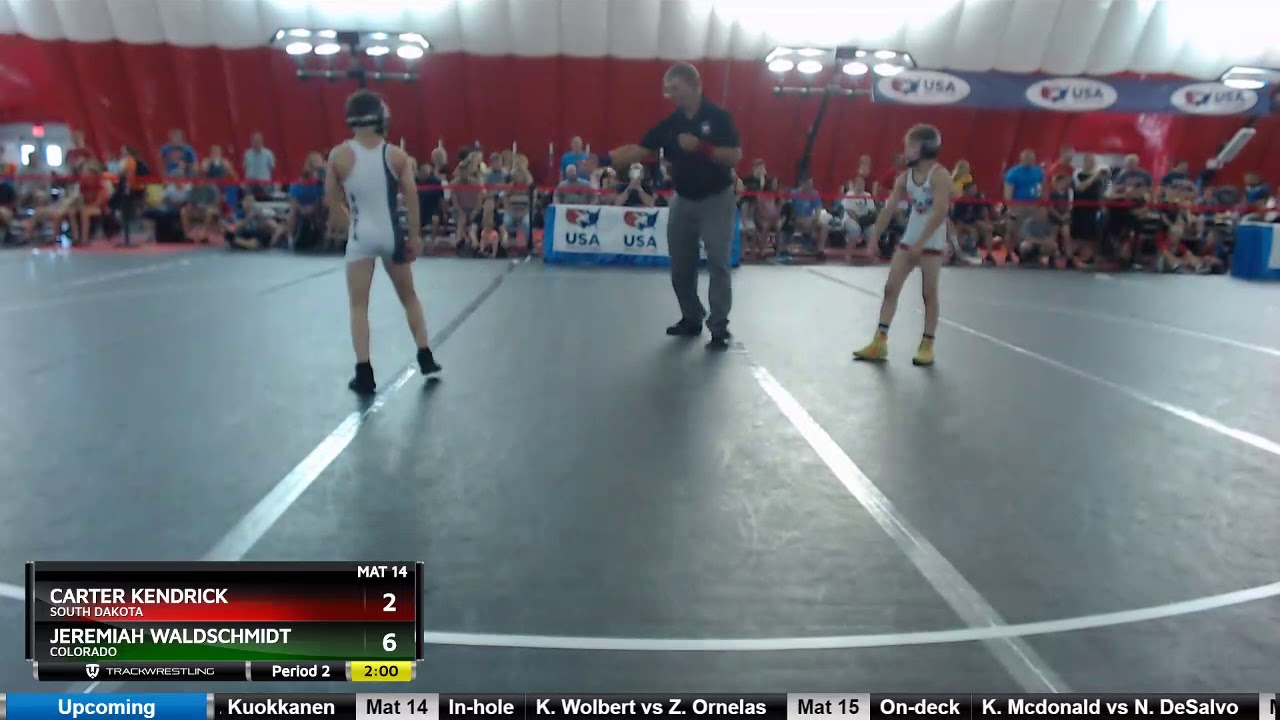 12U 67 Carter Kendrick South Dakota Vs Jeremiah Waldschmidt Colorado ...