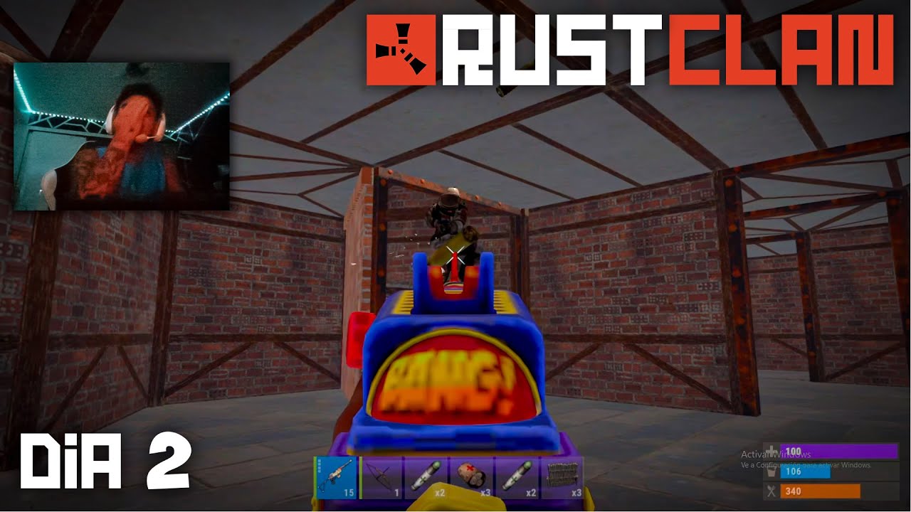 RUST CLAN (DÍA 2) 🤡 RAIDEAMOS PERO... VIENE TODO EL SERVIDOR 🤡 GAMEPLAY ...