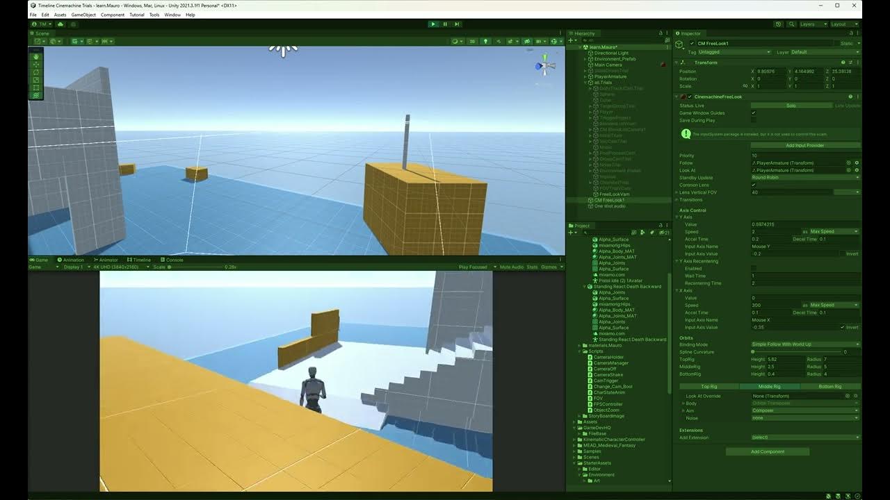 FreeLook Orbital Virtual Camera in Unity - YouTube