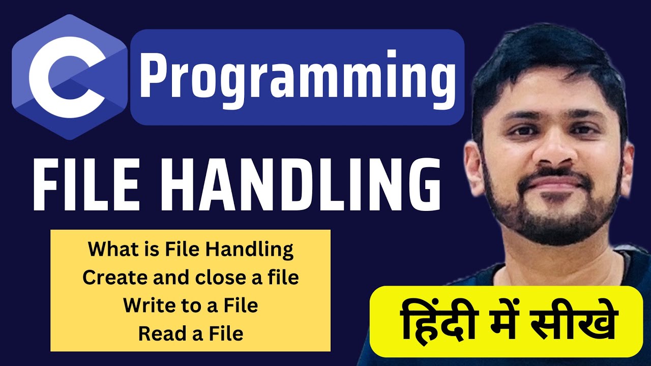 Learn File Handling in C Programming in Hindi | Create | Write | Read | C Tutorial | Amit Thinks ...