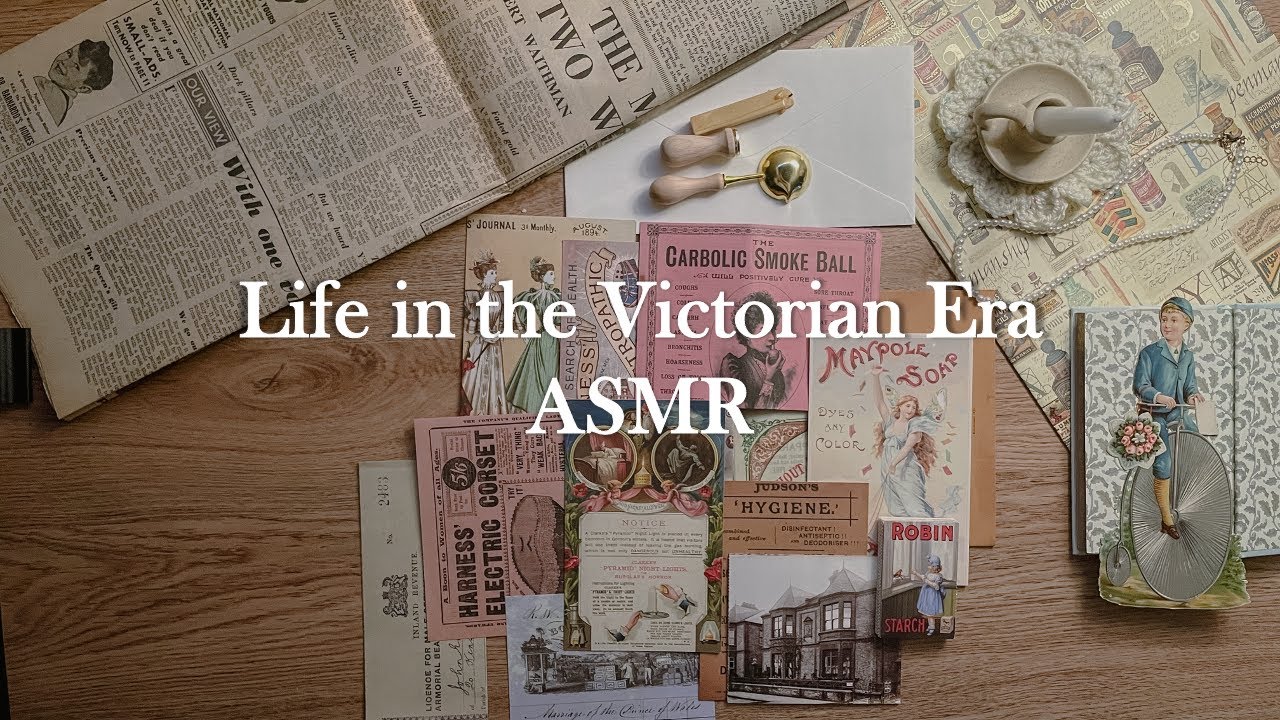 Life in the Victorian Era ASMR | whispering, paper sound, tapping - YouTube