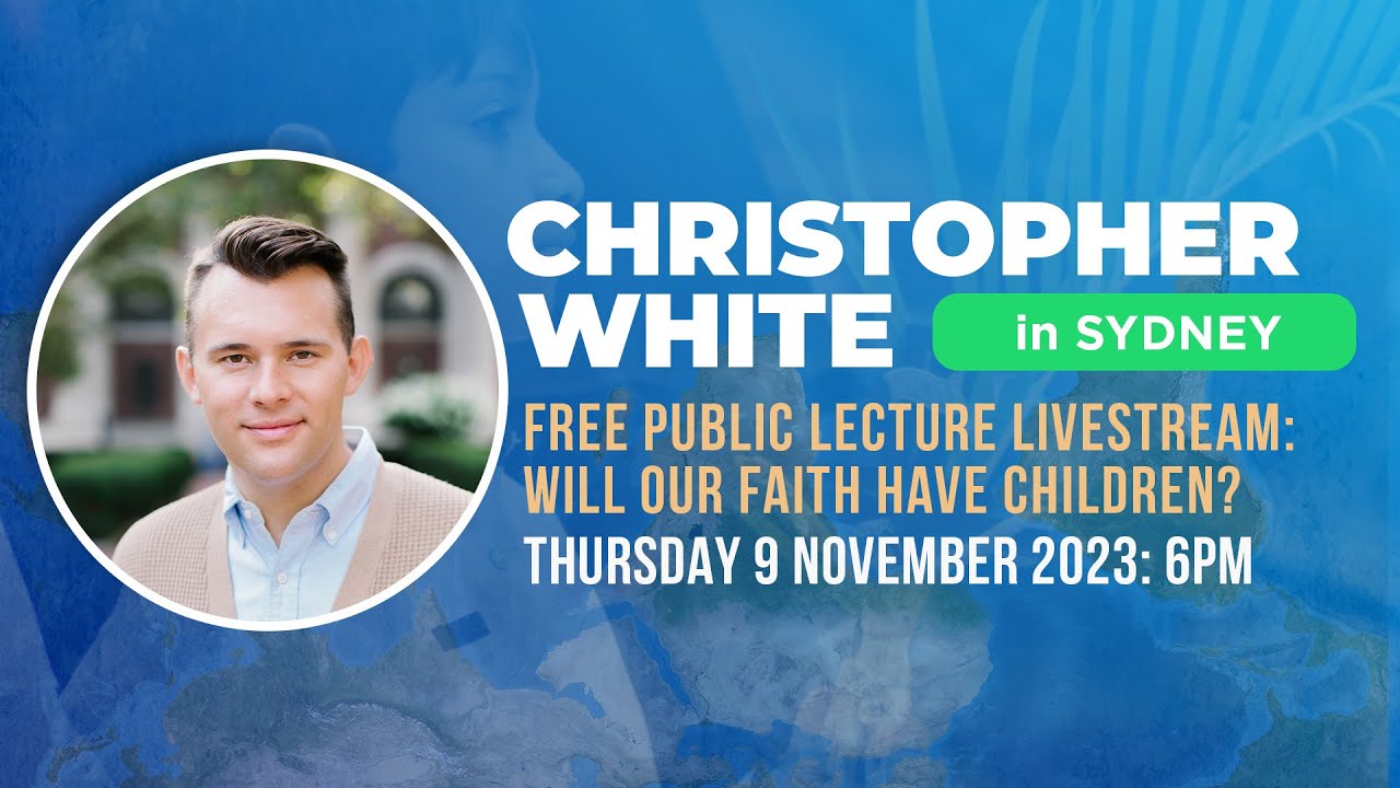 Christopher White Public Lecture in Sydney - Will Our Faith Have ...