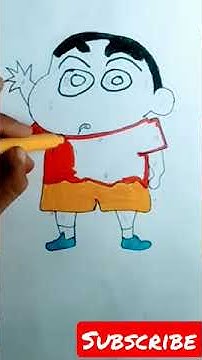 How to draw ShinChan step by step easy || Sketch ShinChan Nohara yo yo ...