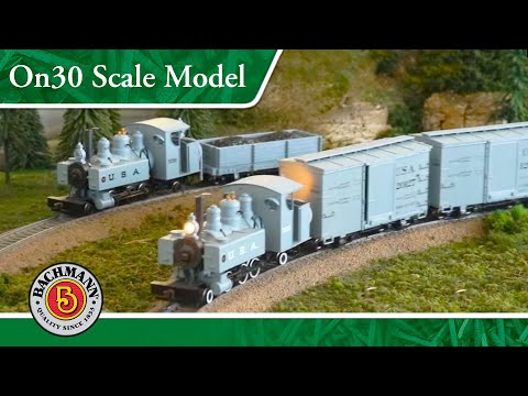 Bachmann's New On30 Trench Steam Engine and Rolling Stock - YouTube