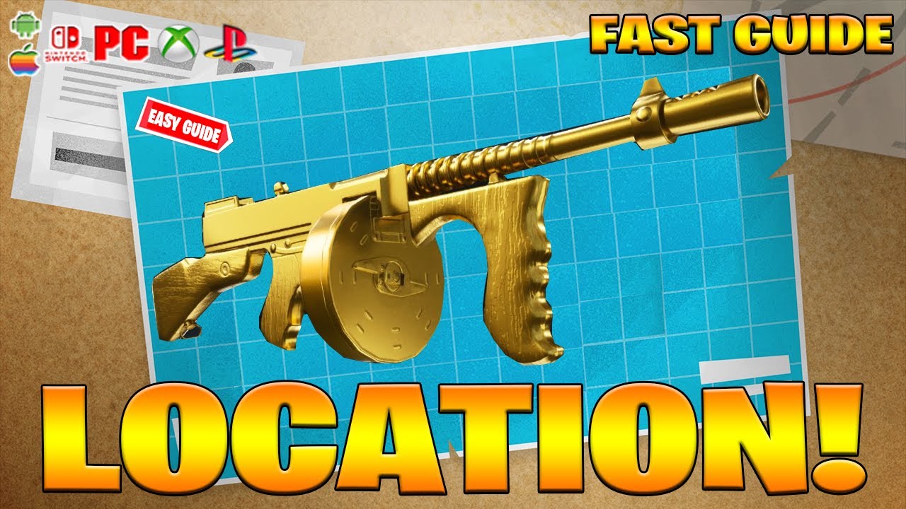 Where to find ALL Midas Drum Gun Mythic Weapon Location in Fortnite ...
