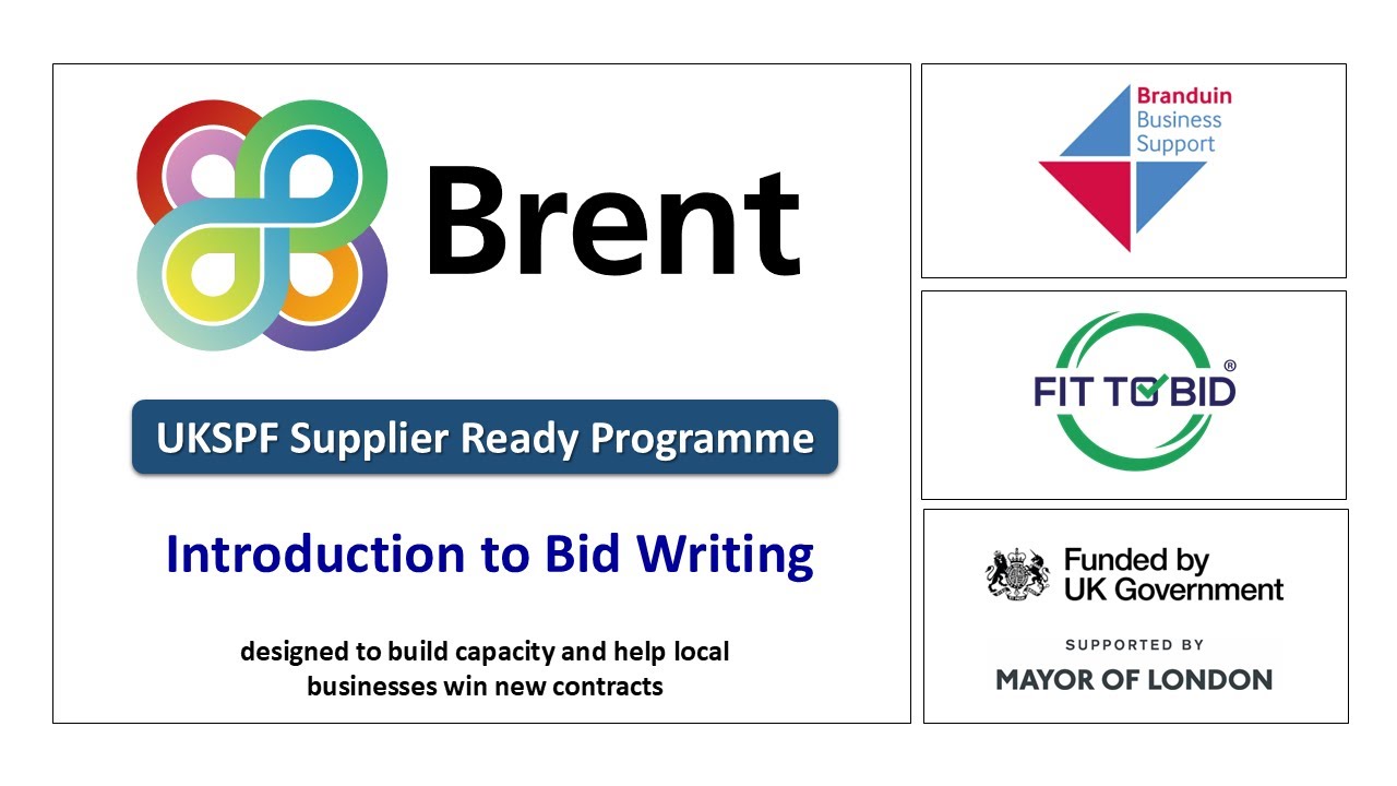 Brent | Introduction to Bid Writing - YouTube