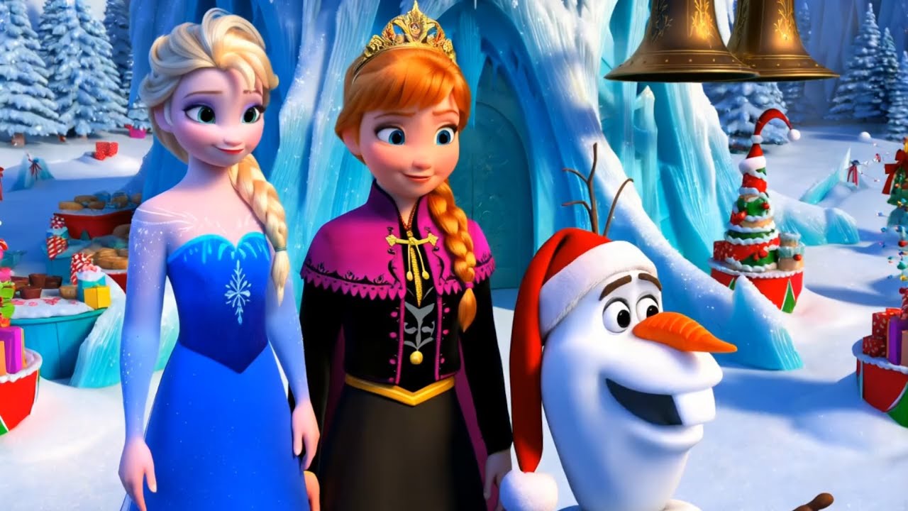 Christmas Elsa Anna and Olof Adventure in the Enchanted Mountains ...