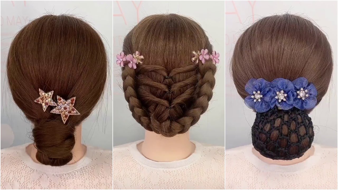 Elegant Braided Bun Tutorial | Step by Step Guide for Stylish Hair Buns ...