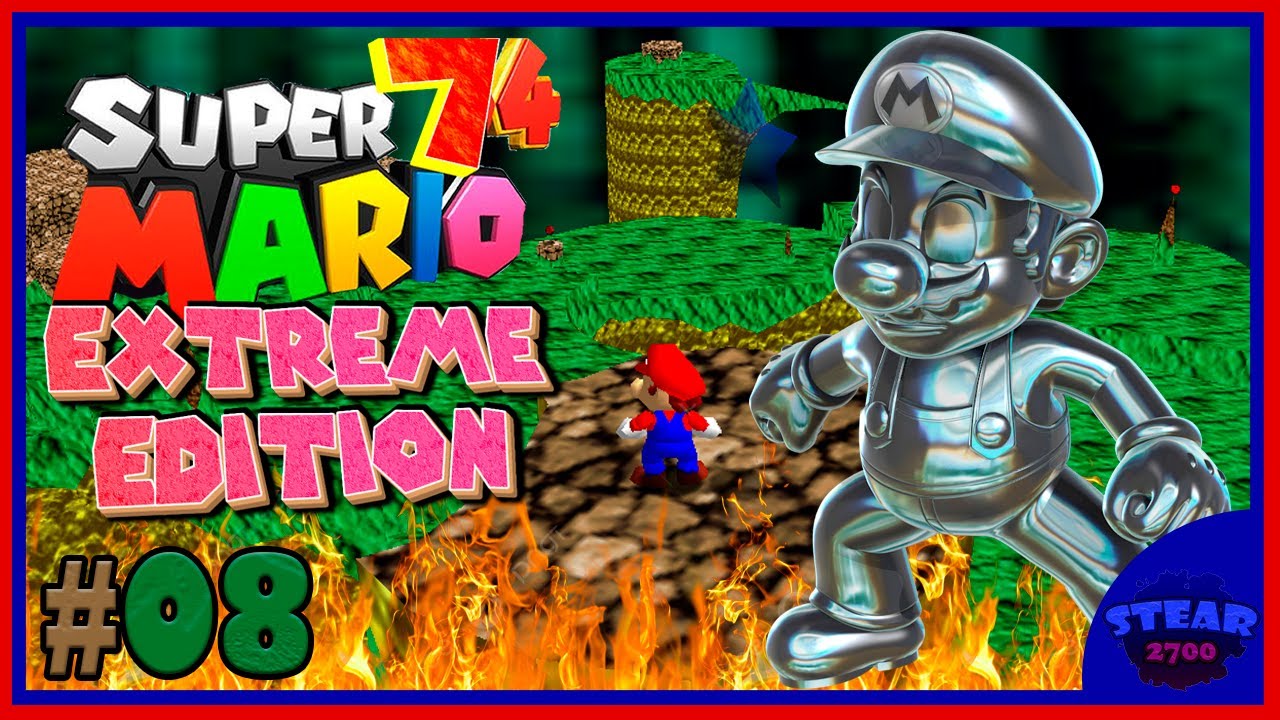 Super Mario 74: Extreme Edition #08 || El complicado Bonus de Metal ...