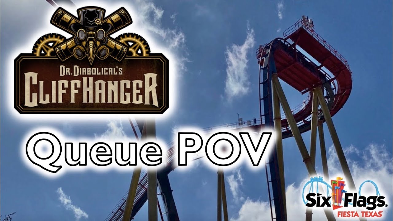 Dr. Diabolical's Cliffhanger POV (*Queue Only*) // Six Flags Fiesta ...