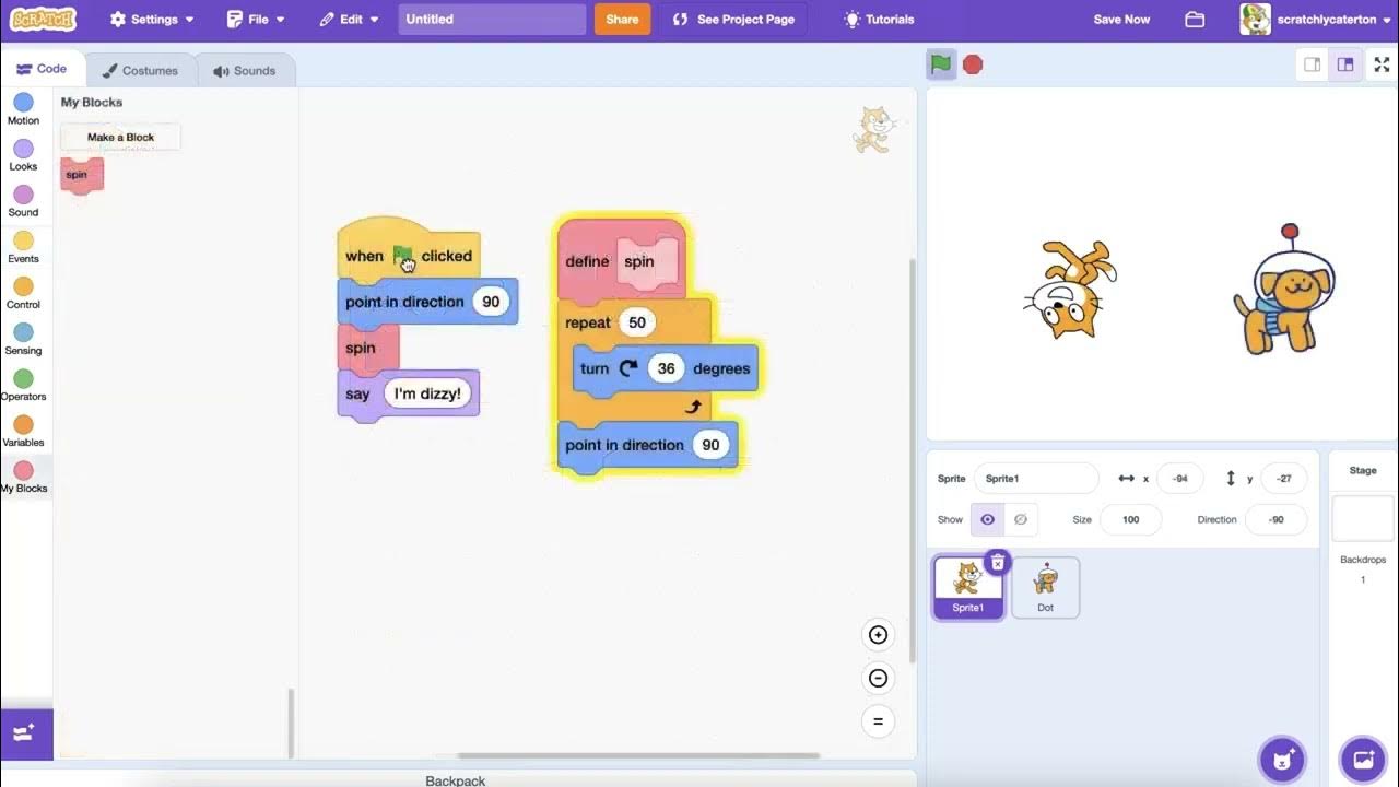 Scratch My Blocks Part 2 Tips And Tricks Tutorial Youtube