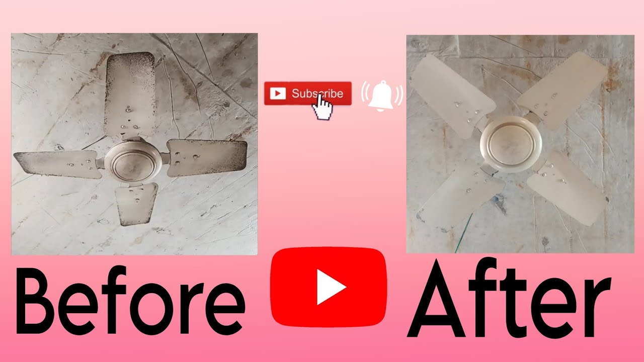 Before After Cleaning Fan #viral #cleaning - YouTube