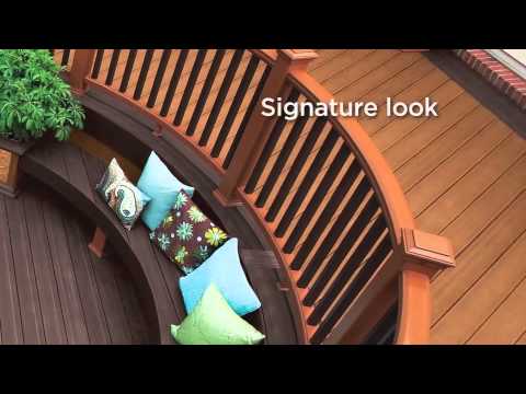 Trex Custom Curve Decking - YouTube
